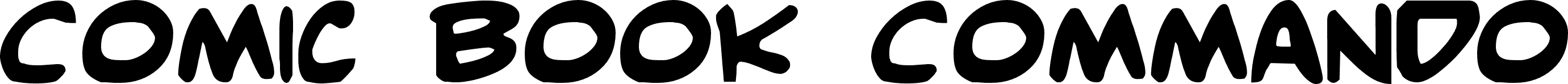 Comic Book Commando Bold font | Fonts2u.com