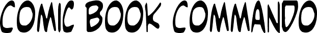 Comic Book Commando Bold font | Fonts2u.com