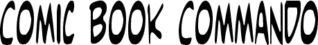 Comic Book Commando Bold font | Fonts2u.com