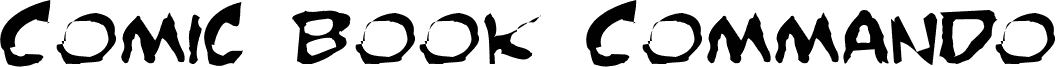 Comic Book Commando Bold font | Fonts2u.com