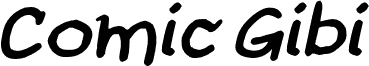Comic Gibi Regular fonte | Fonts2u.com