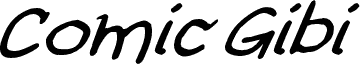 Comic Gibi Regular font | Fonts2u.com