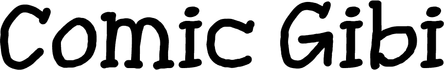 Comic Gibi Regular font | Fonts2u.com
