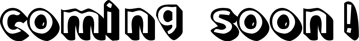 Coming Soon! font