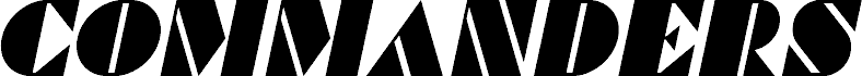 Commanders font