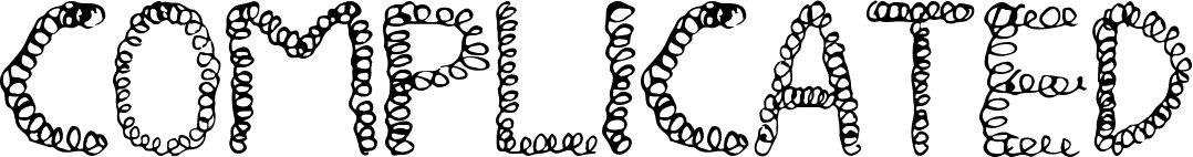 COMPLICATED font | Fonts2u.com