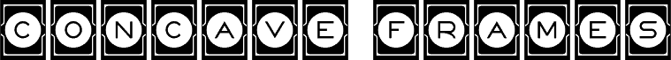 Concave Frames Regular font | Fonts2u.com