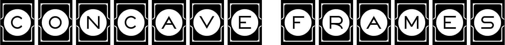 Concave Frames Extravagant Regular fonte | Fonts2u.com