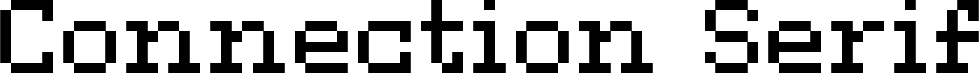 Connection Serif font