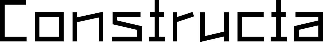 Constructa-Regular font