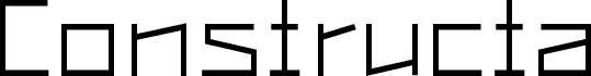 Constructa-Regular font