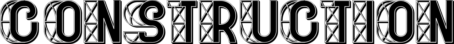 Construction Filled V2 Regular font | Fonts2u.com