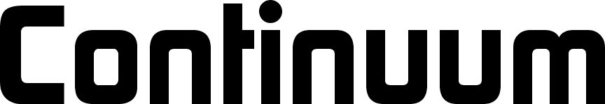 Continuum Bold font