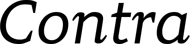 Contra Italic font | Fonts2u.com