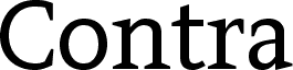 Contra Regular font | Fonts2u.com