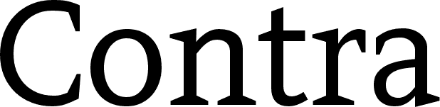 Contra font | Fonts2u.com