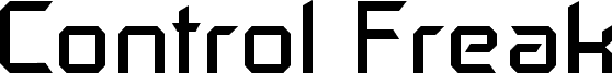 Control Freak Offset font