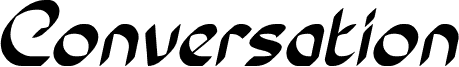 Conversation font