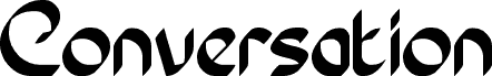 Conversation Bold font