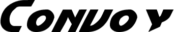 Convoy Bold font