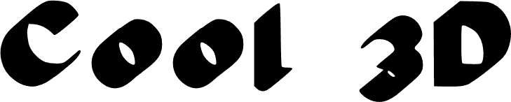 Cool 3D font | Fonts2u.com