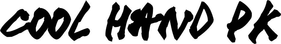 cool hand pk font