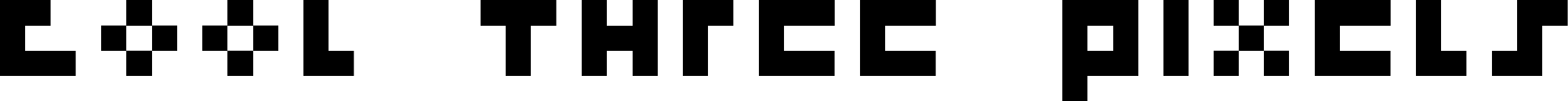 cool three pixels font | Fonts2u.com