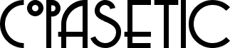 Copasetic NF Bold font