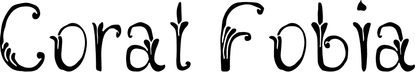 Coral Fobia bold Regular font | Fonts2u.com