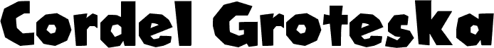 Cordel Groteska font | Fonts2u.com