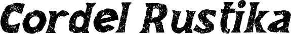 Cordel Rustika font | Fonts2u.com