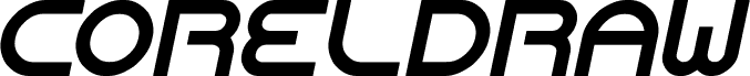 CORELDRAW Bold Italic font