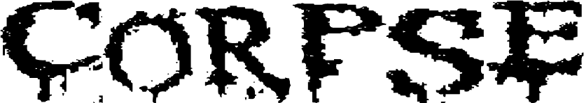 Corpse font