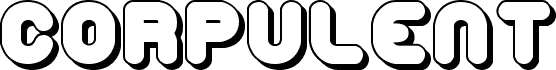 Corpulent Caps -BRK- font | Fonts2u.com