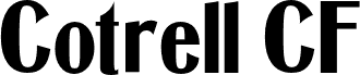 CotrellCFExtraBold-Regular font