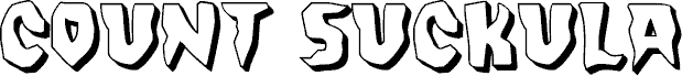 Count Suckula Outline font | Fonts2u.com