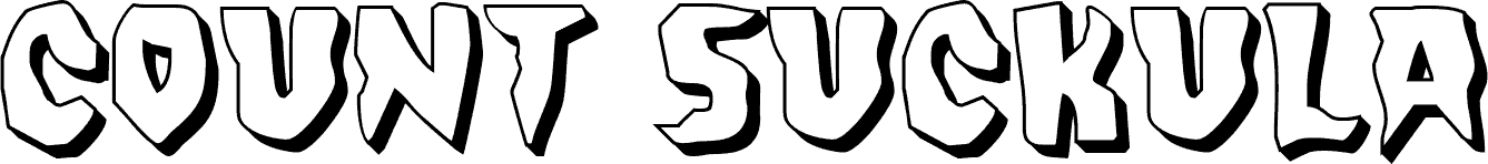 Count Suckula 3D fuente | Fonts2u.com