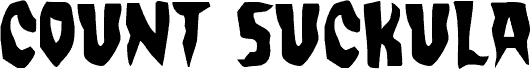 Count Suckula Outline font | Fonts2u.com