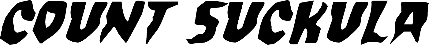 Count Suckula Italic font | Fonts2u.com