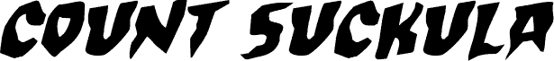 Count Suckula Outline font | Fonts2u.com