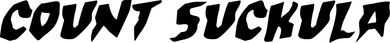 Count Suckula Rotalic font | Fonts2u.com