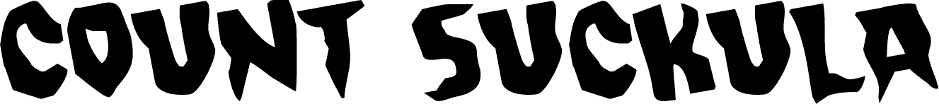 Count Suckula Rotated font | Fonts2u.com