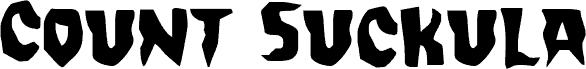 Count Suckula Outline font | Fonts2u.com
