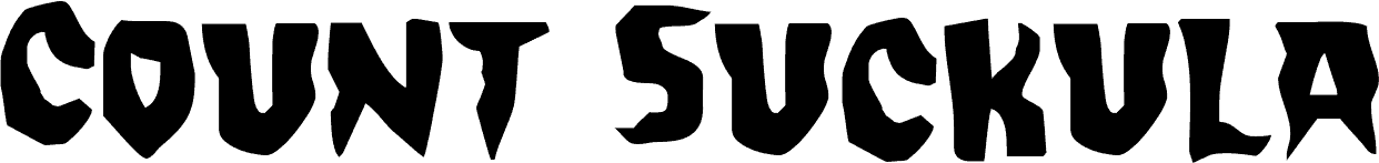 Count Suckula Staggered fuente | Fonts2u.com