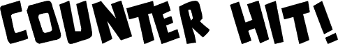 counter hit! Bold font | Fonts2u.com