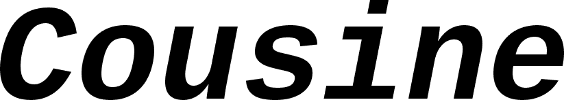 Cousine Bold Italic font | Fonts2u.com