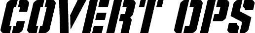 Covert Ops 3D Regular font | Fonts2u.com