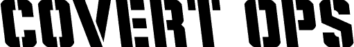 Covert Ops 3D Regular font | Fonts2u.com