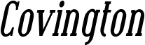 Covington Exp Bold font | Fonts2u.com