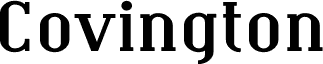 Covington font